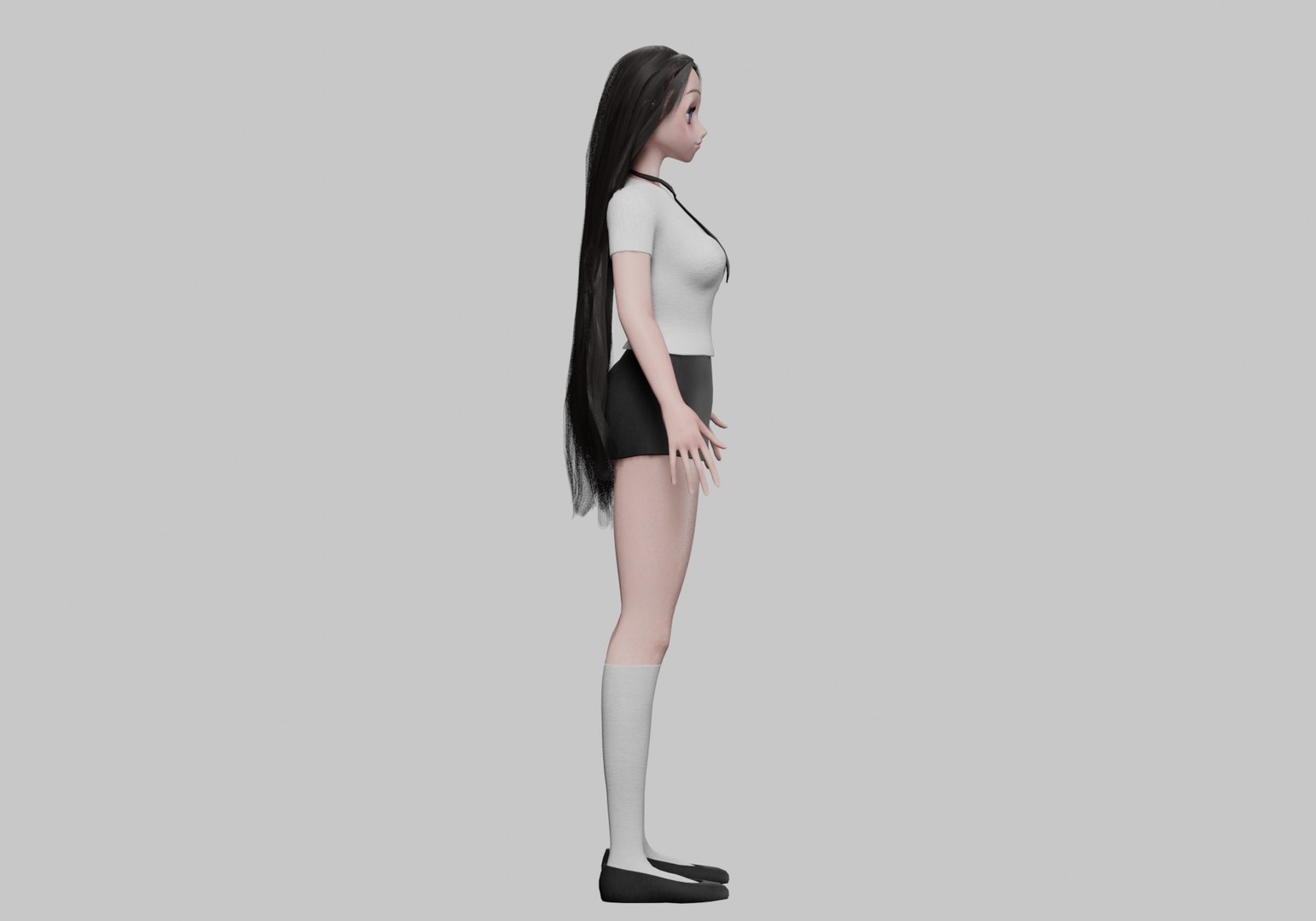 3D Basic Standard Girl V31499 - TurboSquid 2269189