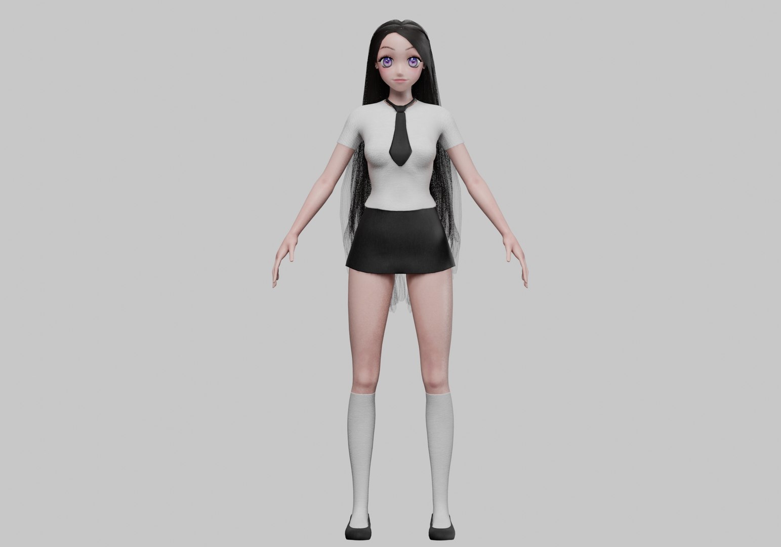 3D Basic Standard Girl V31499 - TurboSquid 2269189