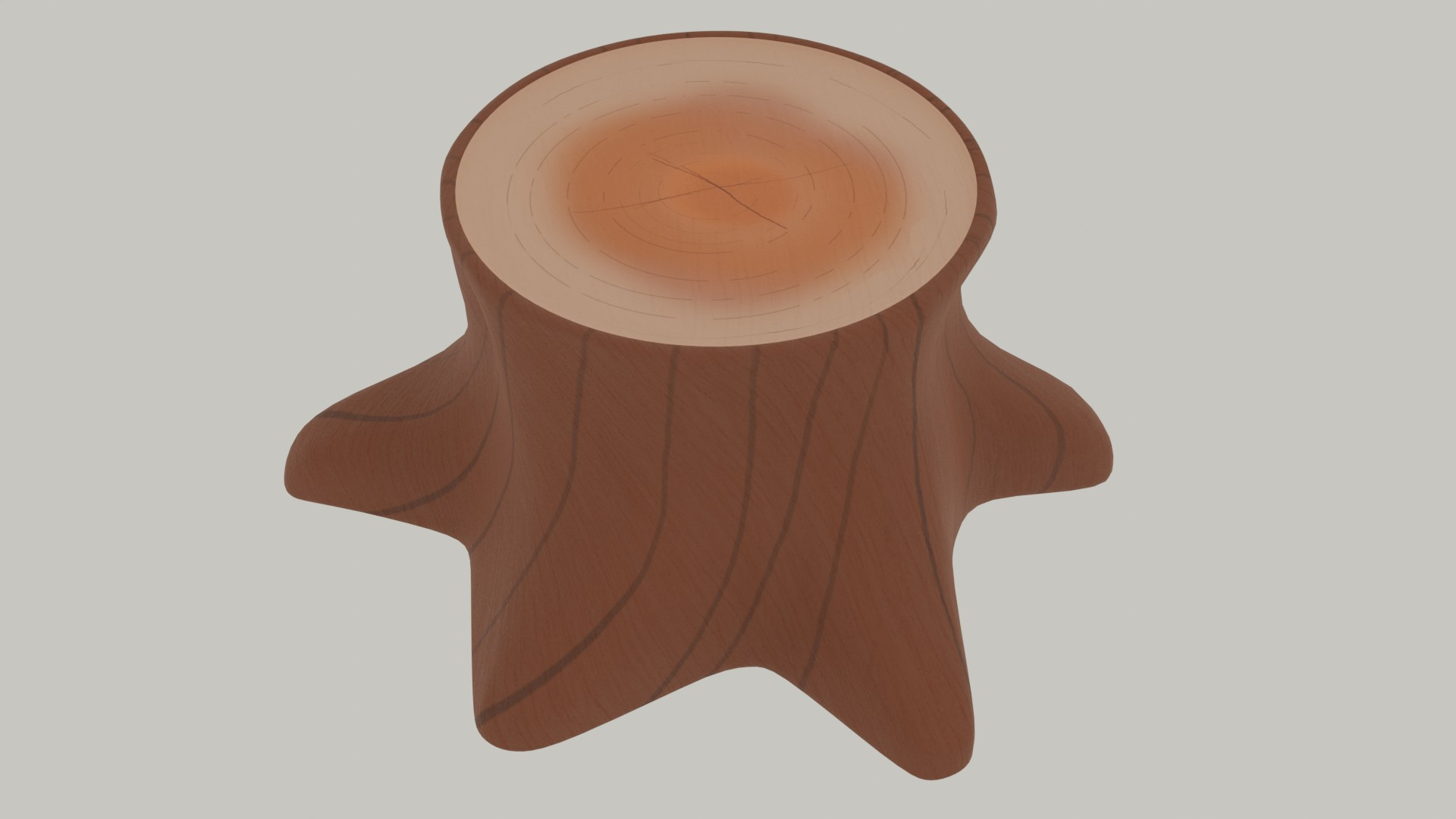Cartoon Tree Stump 1 3D - TurboSquid 1920662