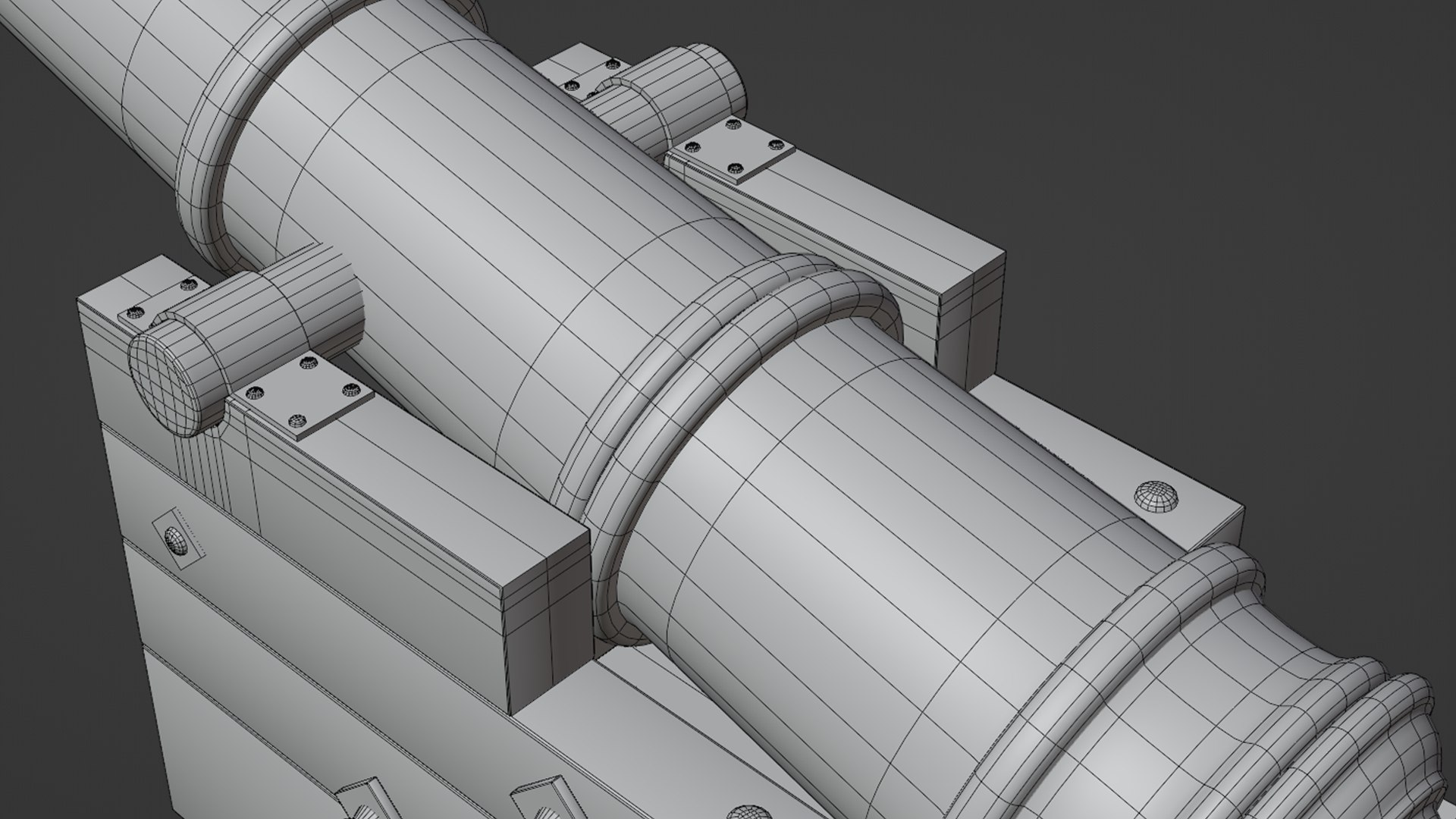 3D Medieval Pirate Cannon Model - TurboSquid 2347971