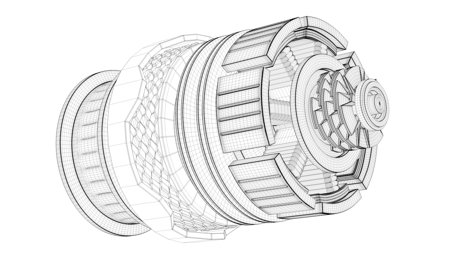 Electric Motor Motor Parts Model 3D Model - TurboSquid 2256217