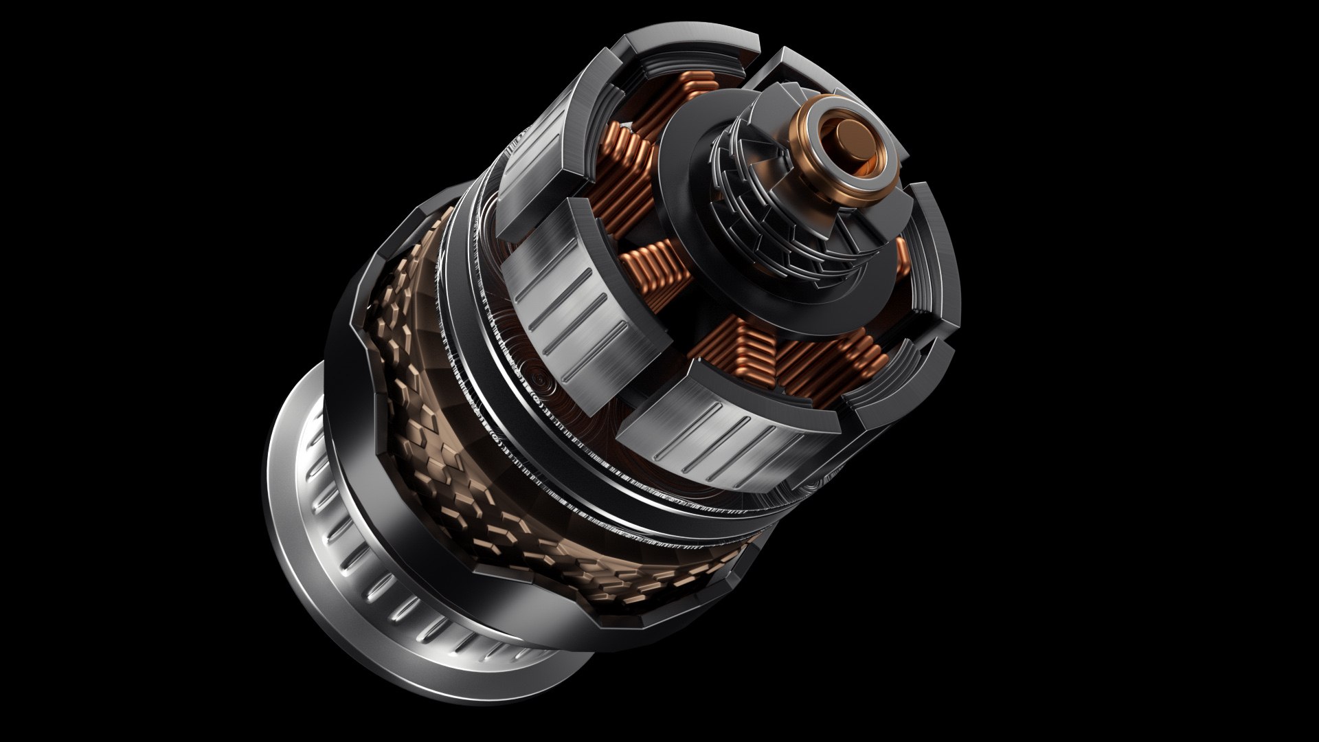 Electric Motor Motor Parts Model 3D Model - TurboSquid 2256217