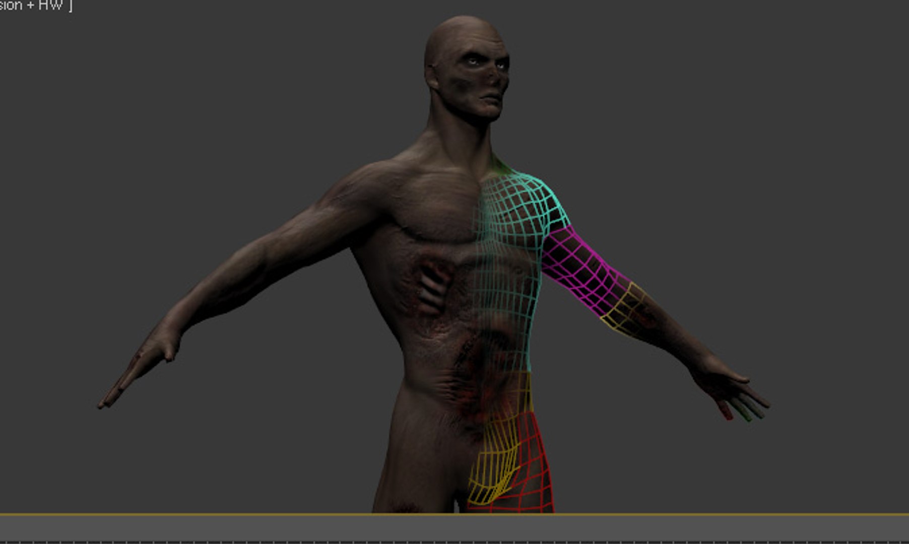Normal Mapped Zombie Obj
