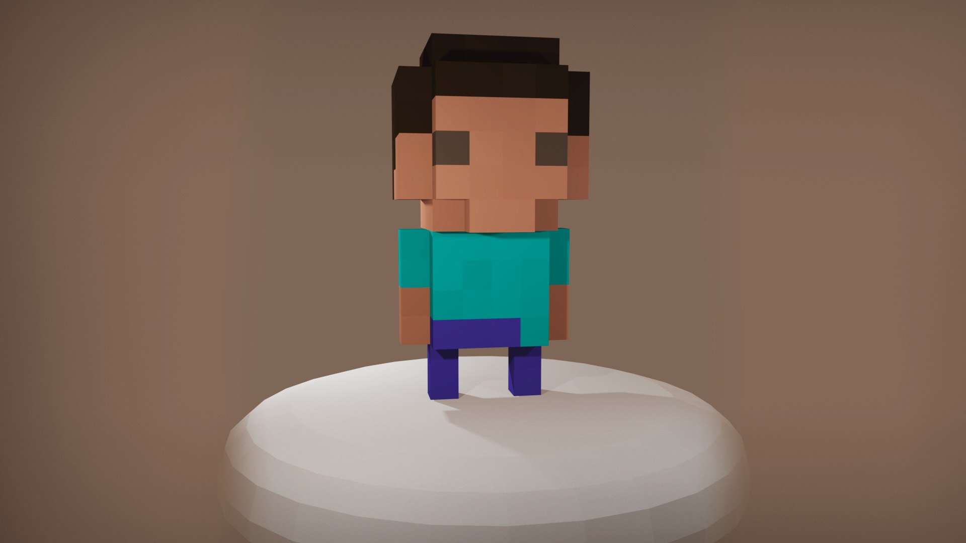 3D Voxel Minecraft Steve Model - TurboSquid 2057775