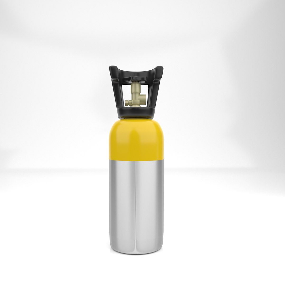 Helium Tank 3D - TurboSquid 1515523