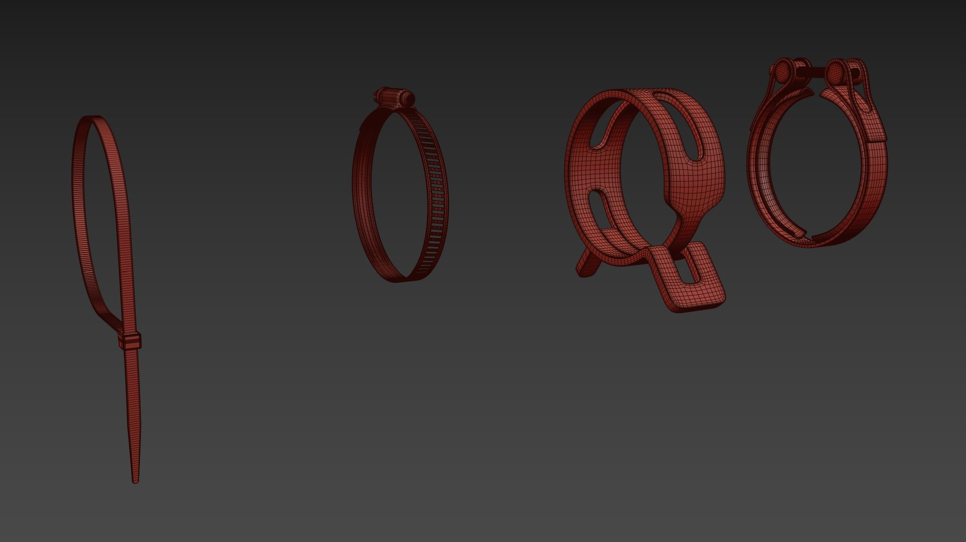 Clamps model - TurboSquid 1732001