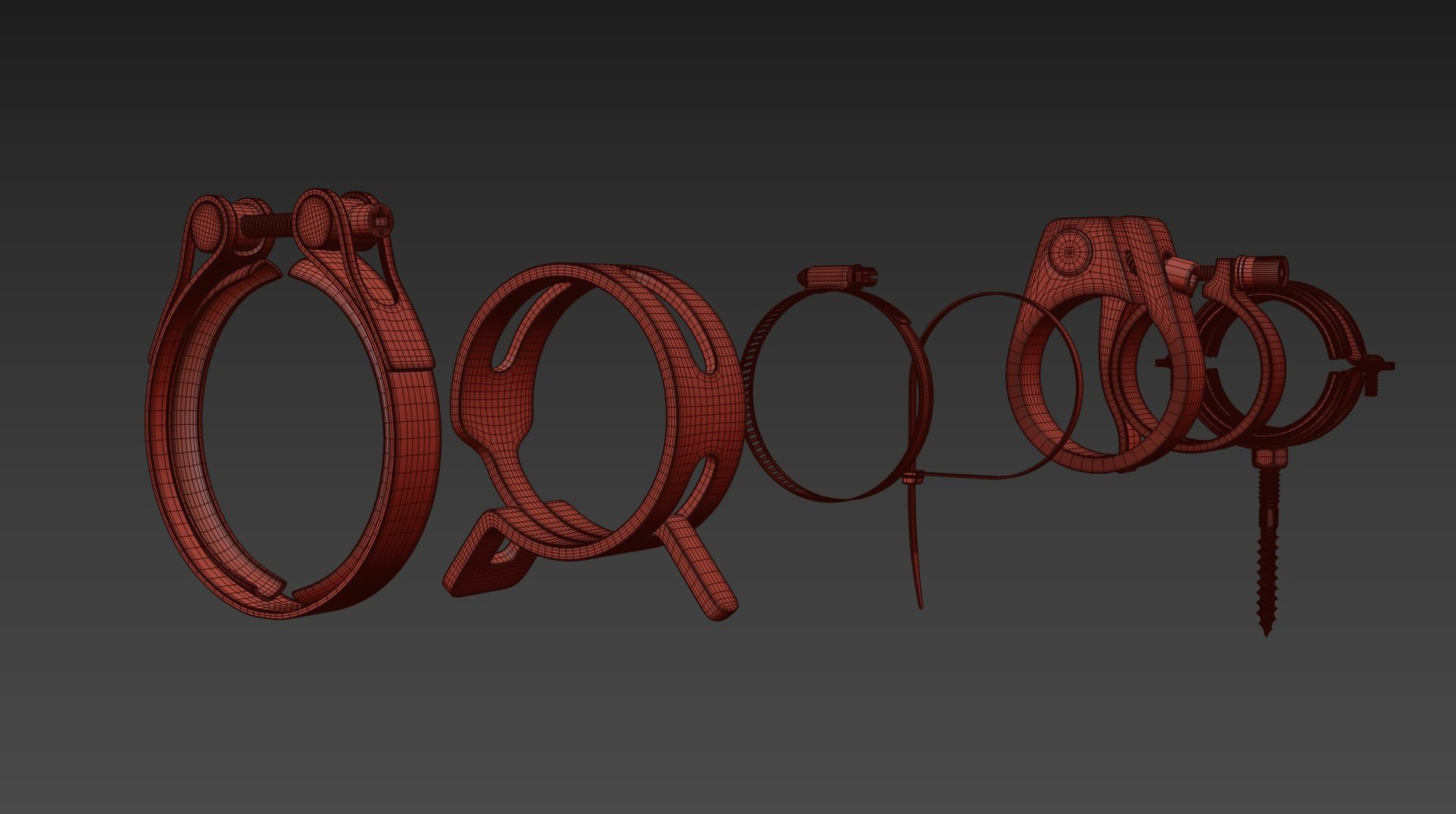 Clamps model - TurboSquid 1732001