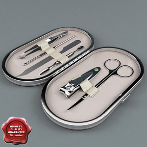Download Free & Premium Manicure Set 3D Models | TurboSquid