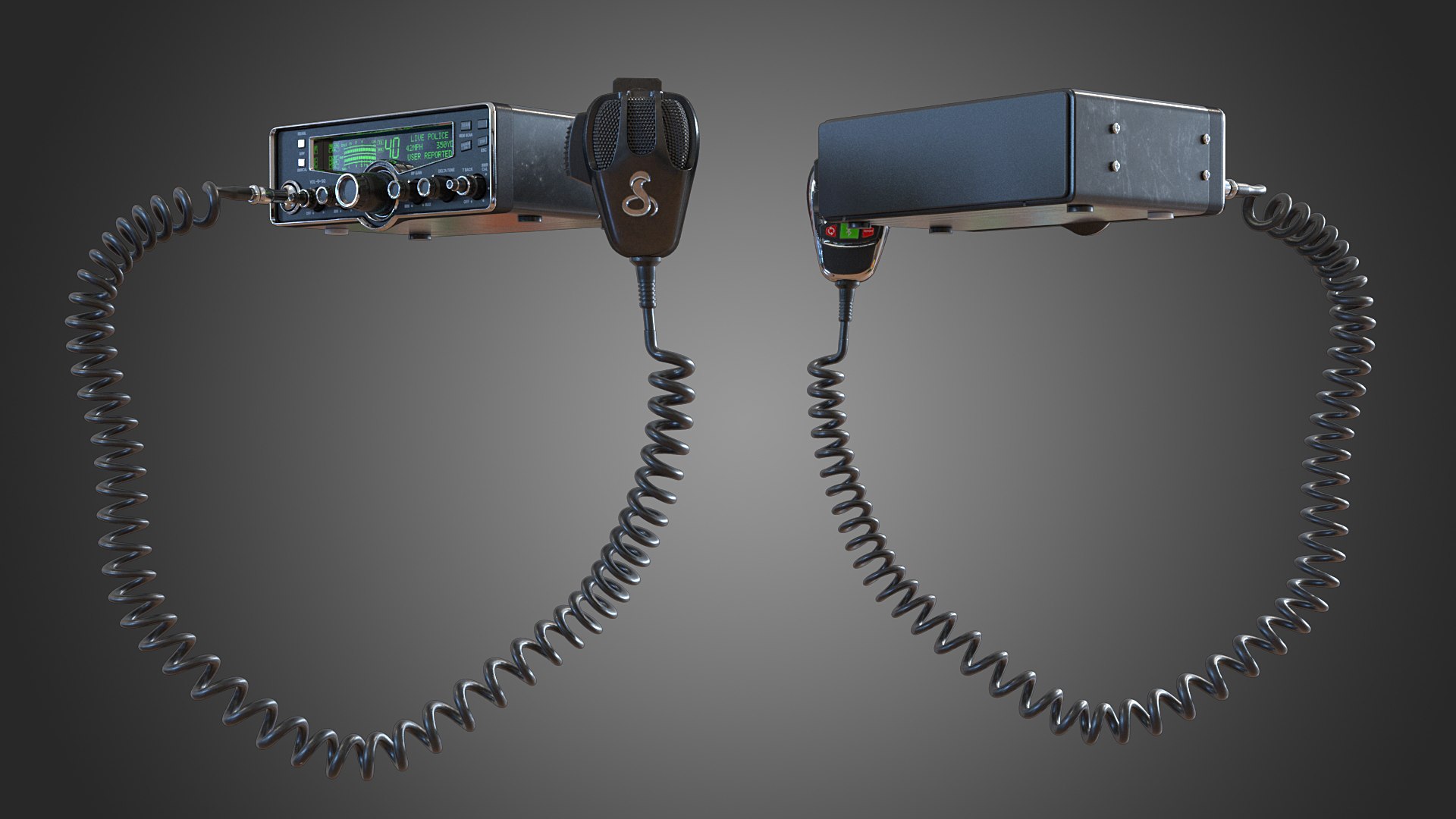 3D Cb Radio Model - TurboSquid 1605291