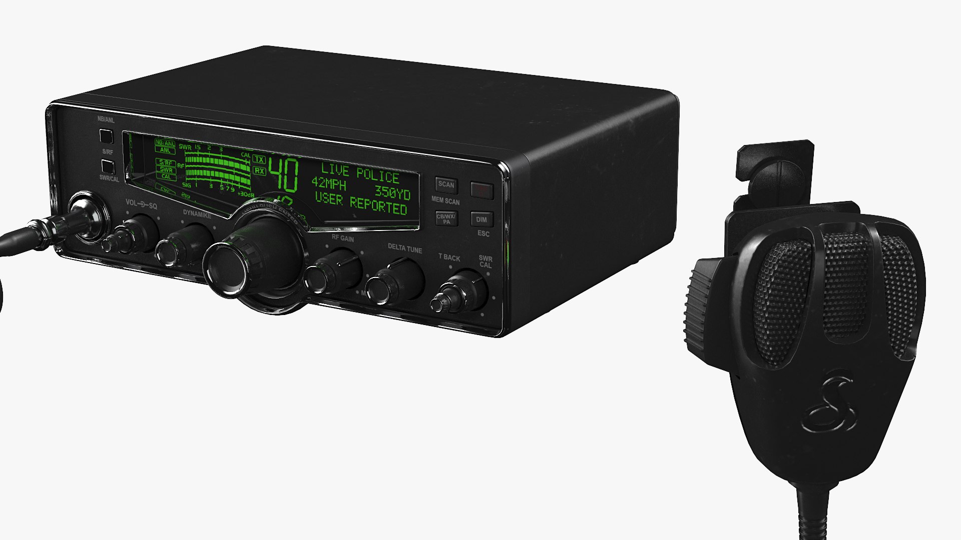 3D Cb Radio Model - TurboSquid 1605291