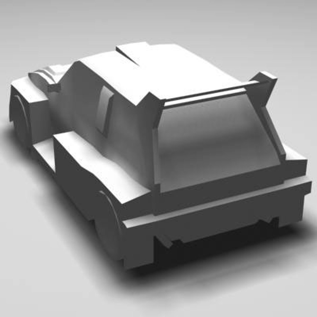 Metro 6r4 Rally Car 3d Model