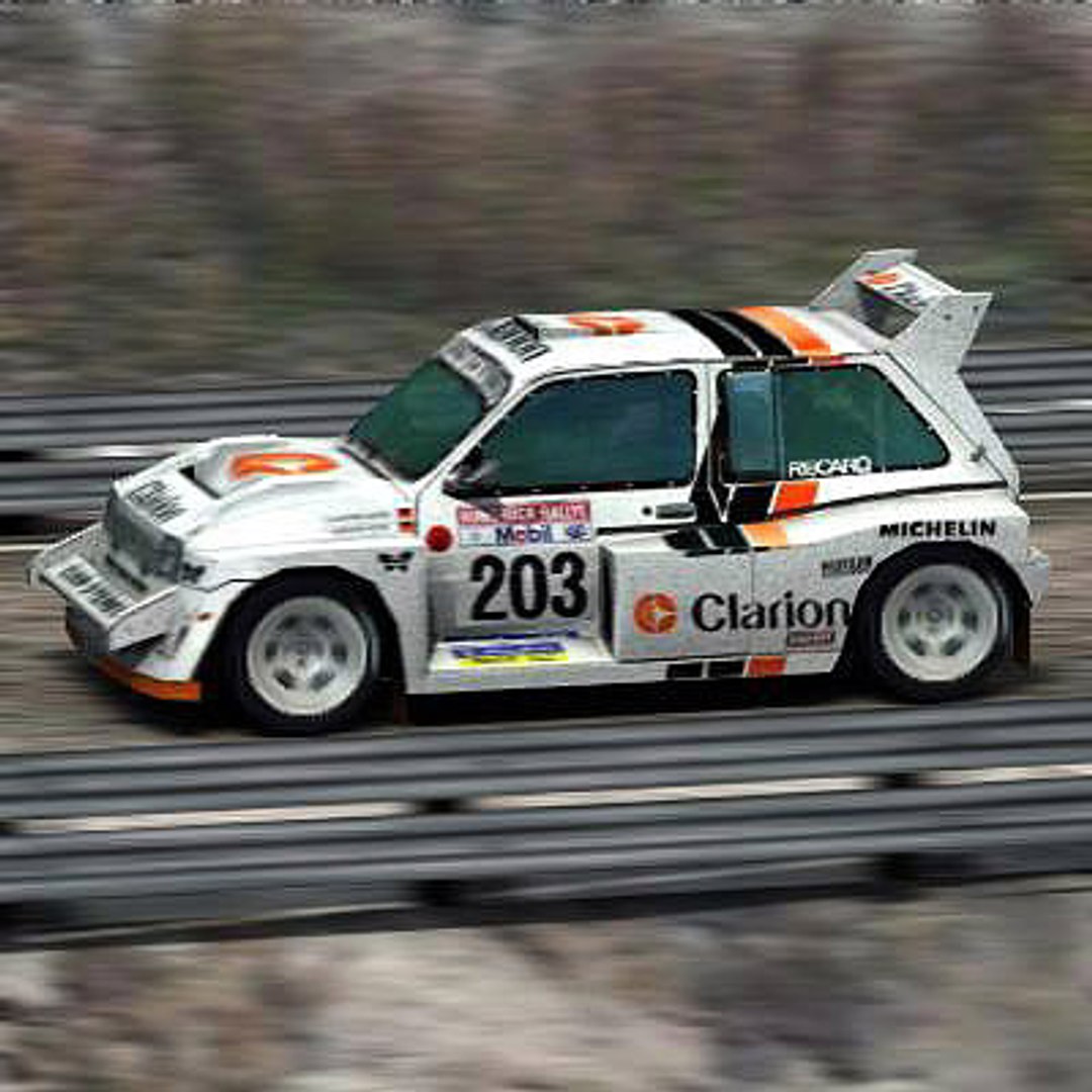 Metro 6r4 Rally Car 3d Model