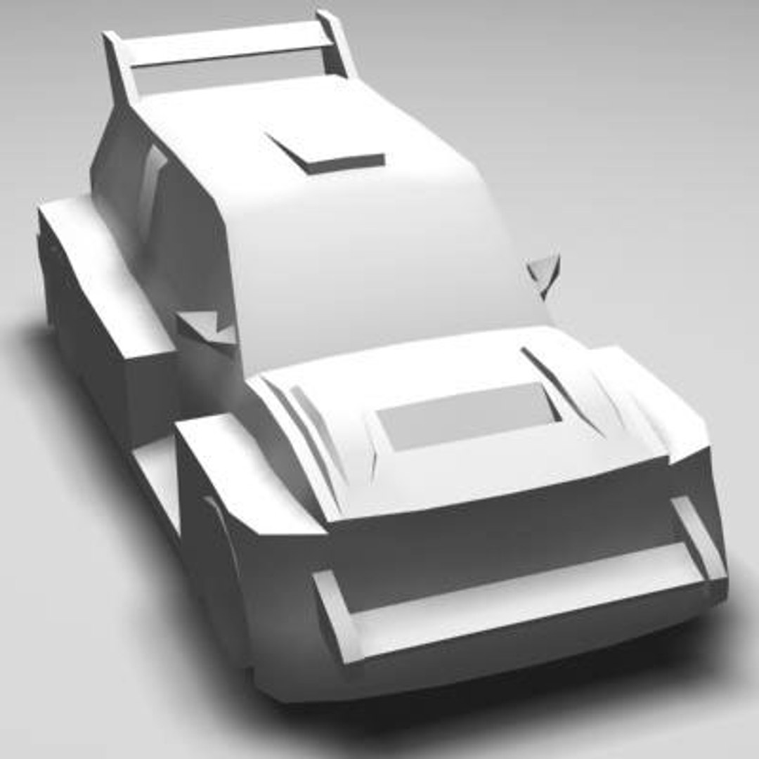 Metro 6r4 Rally Car 3d Model