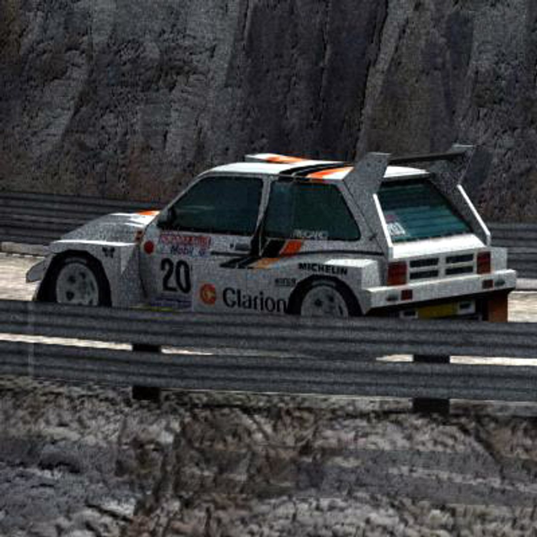 Metro 6r4 Rally Car 3d Model