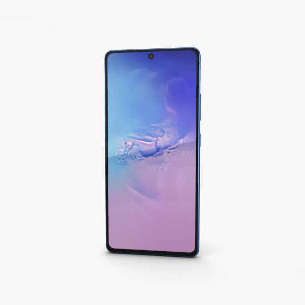 modelo 3d Samsung Galaxy S10 Lite Prisma Azul - TurboSquid 1543329