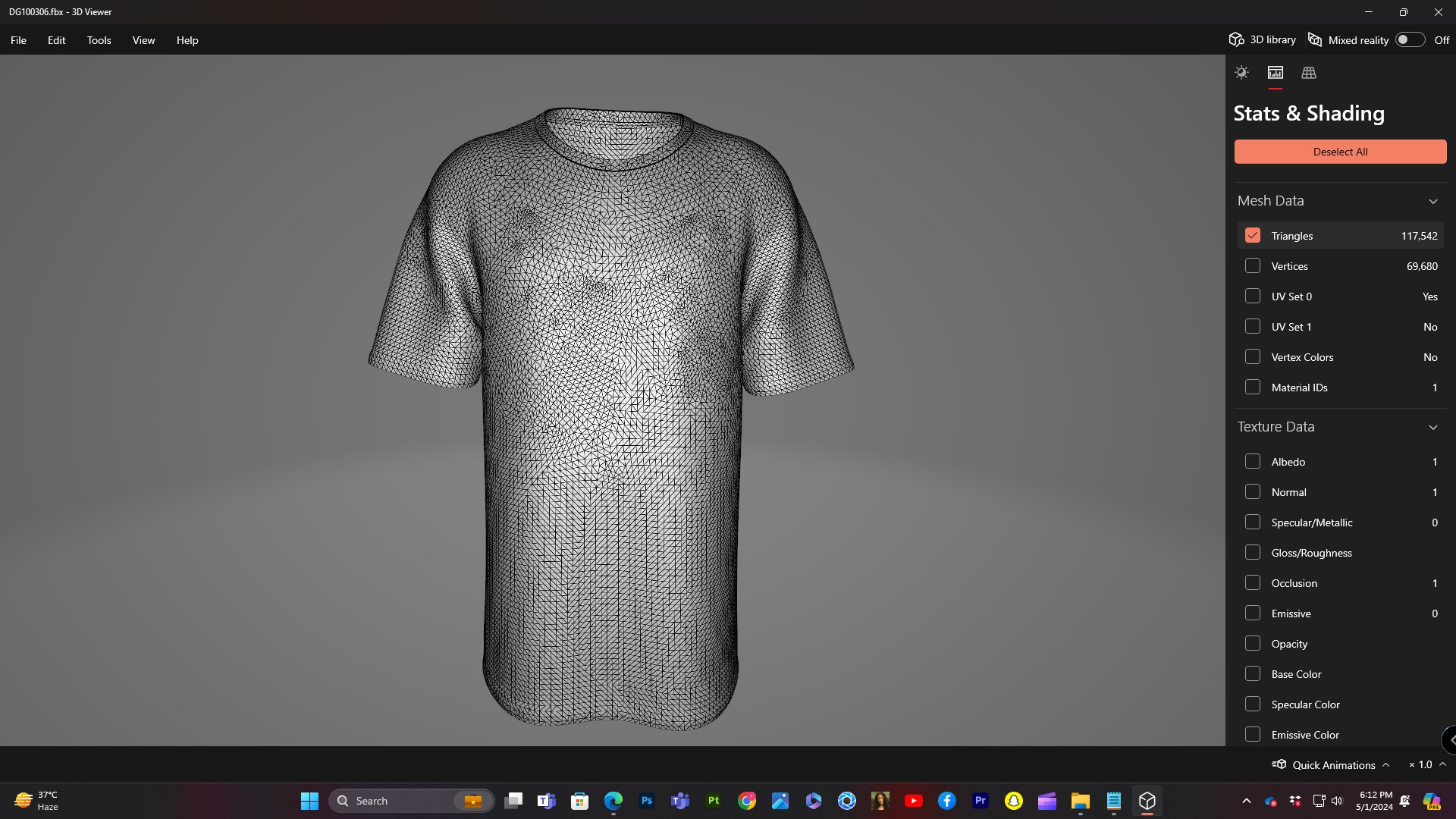 3D Round Neck Top Tee Design Model - TurboSquid 2221322