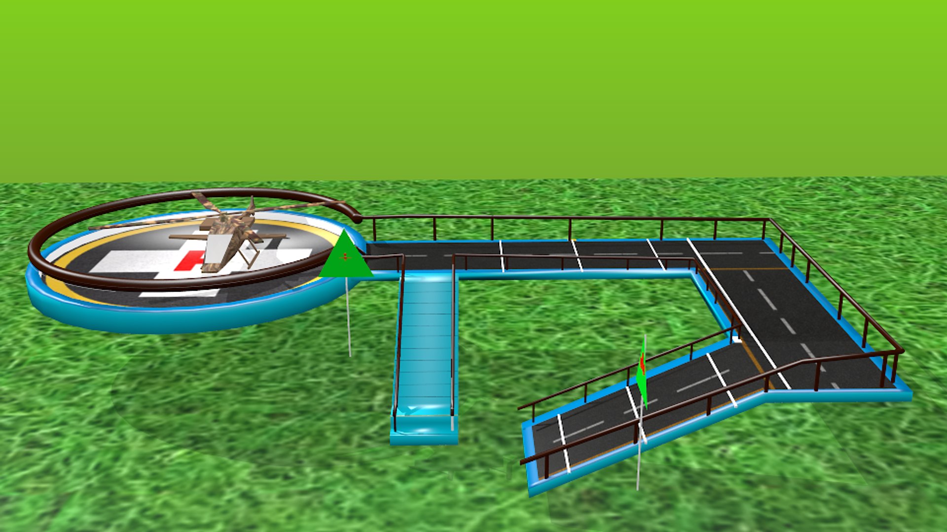Helipad Hd 3D Model - TurboSquid 1251322