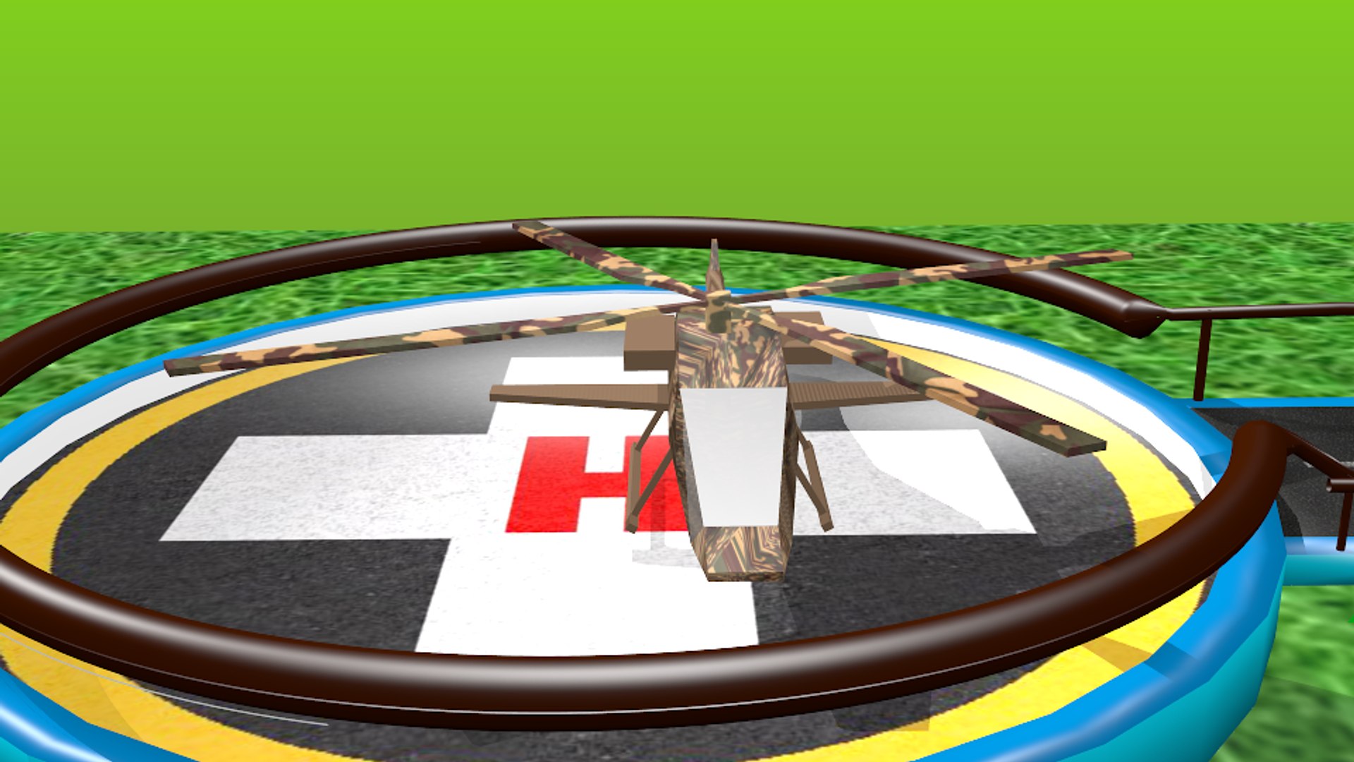 Helipad Hd 3D Model - TurboSquid 1251322