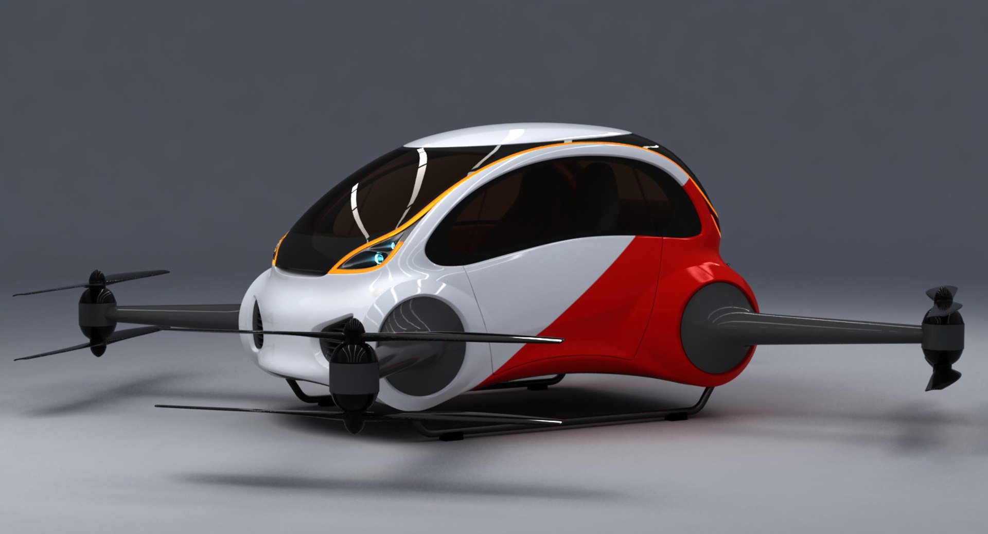 3D Model Flying Car - TurboSquid 1377220