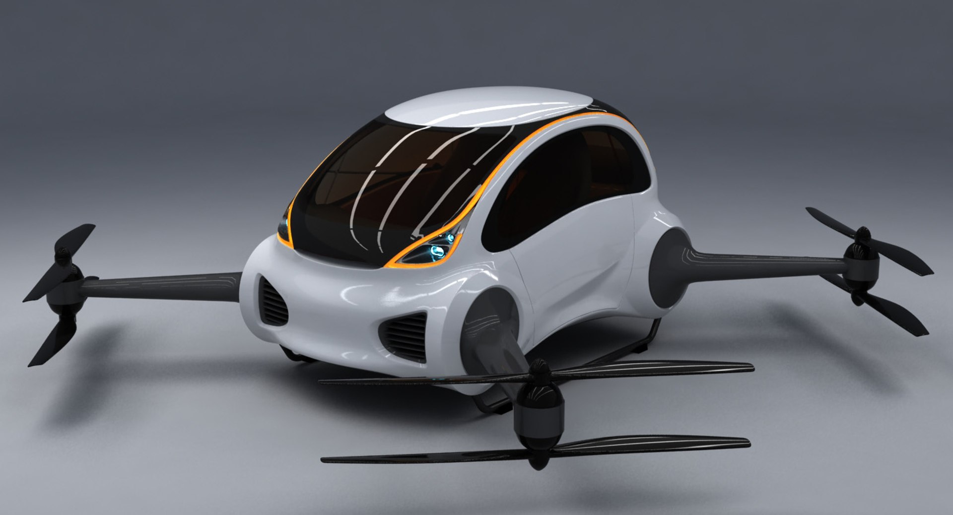3D Model Flying Car - TurboSquid 1377220