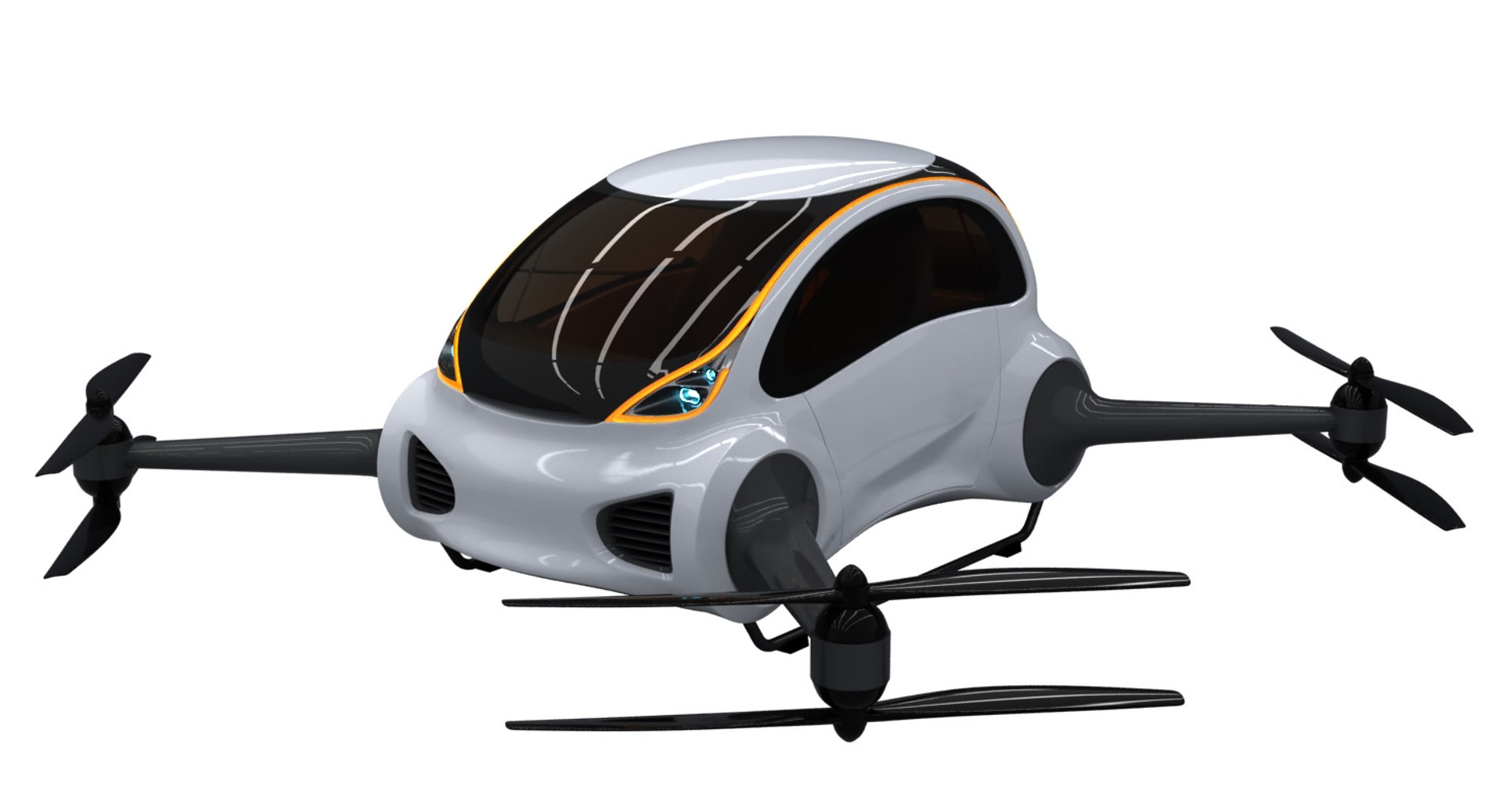 3D Model Flying Car - TurboSquid 1377220