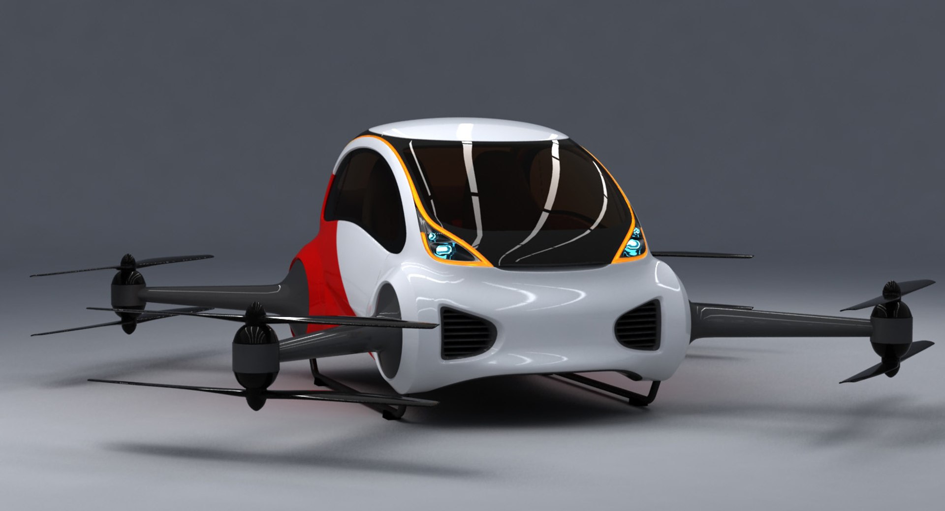 3D Model Flying Car - TurboSquid 1377220