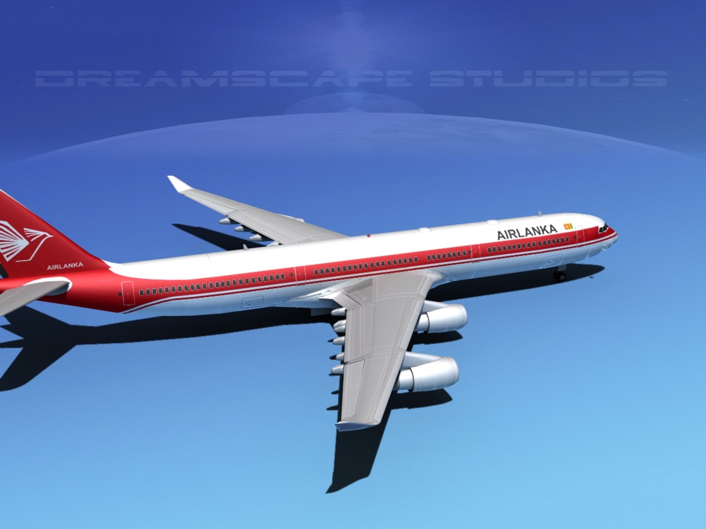 3d Model Airline A340-600 Airbus A340