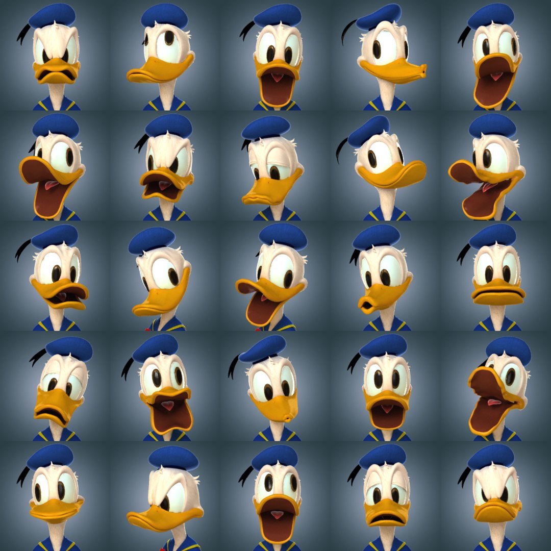 Donald Duck 3d Model