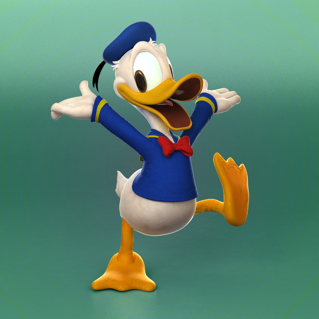 Donald Duck 3d Model