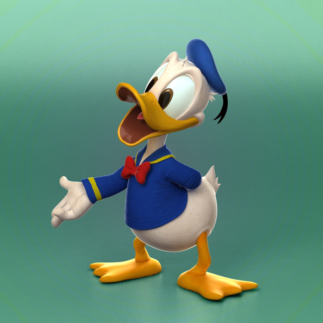 Donald Duck 3d Model