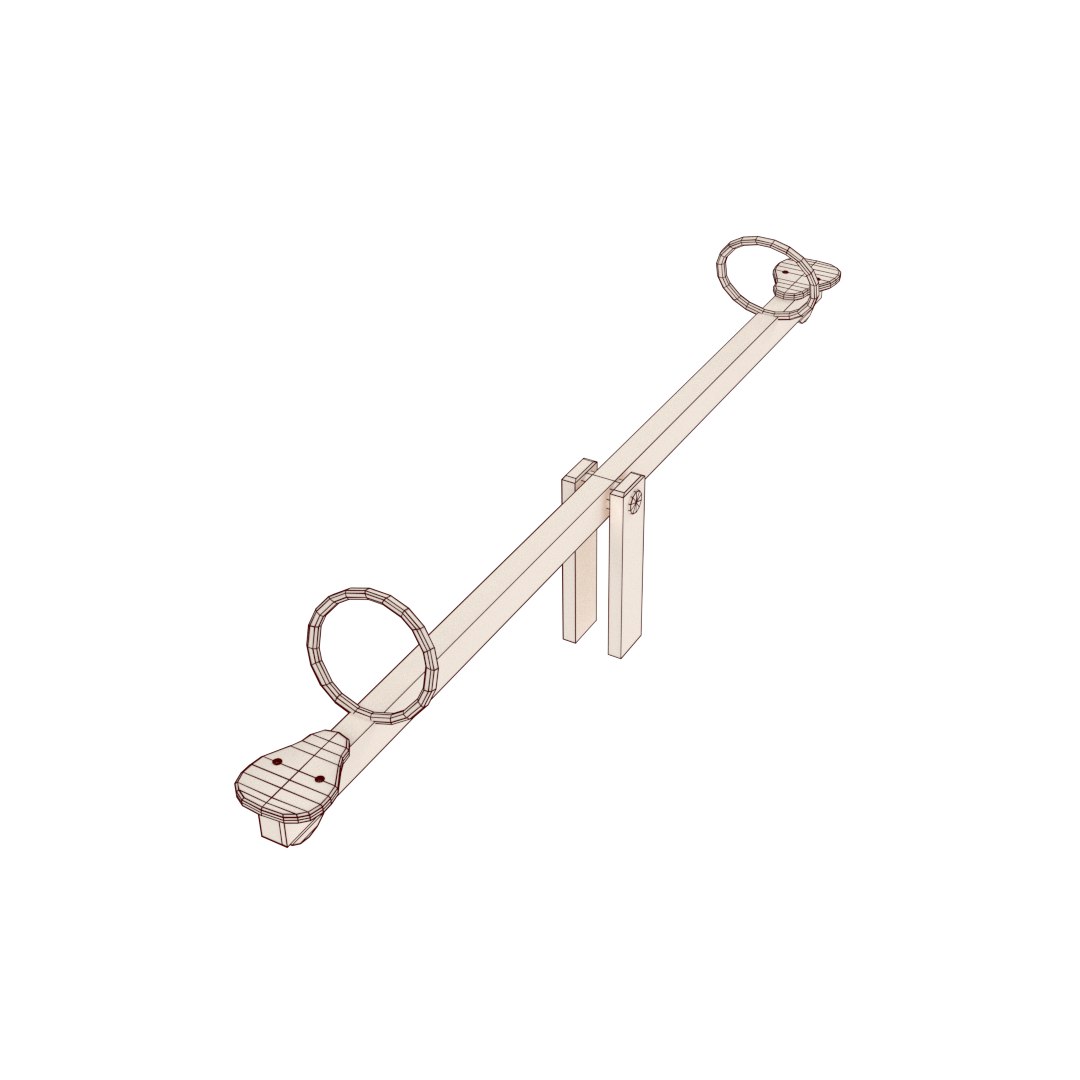 3d Model Versions Teeter