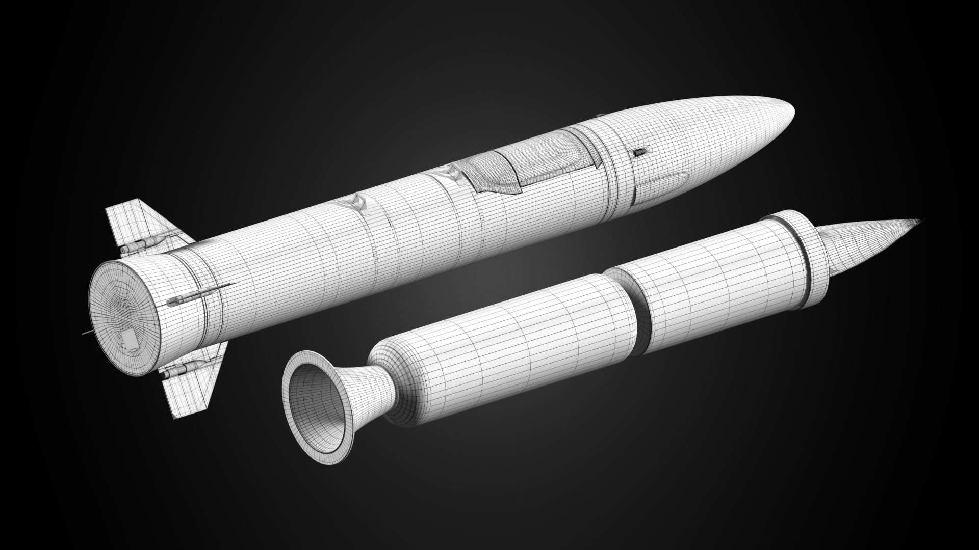 3D AGM-183 ARRW Missile - TurboSquid 2317317