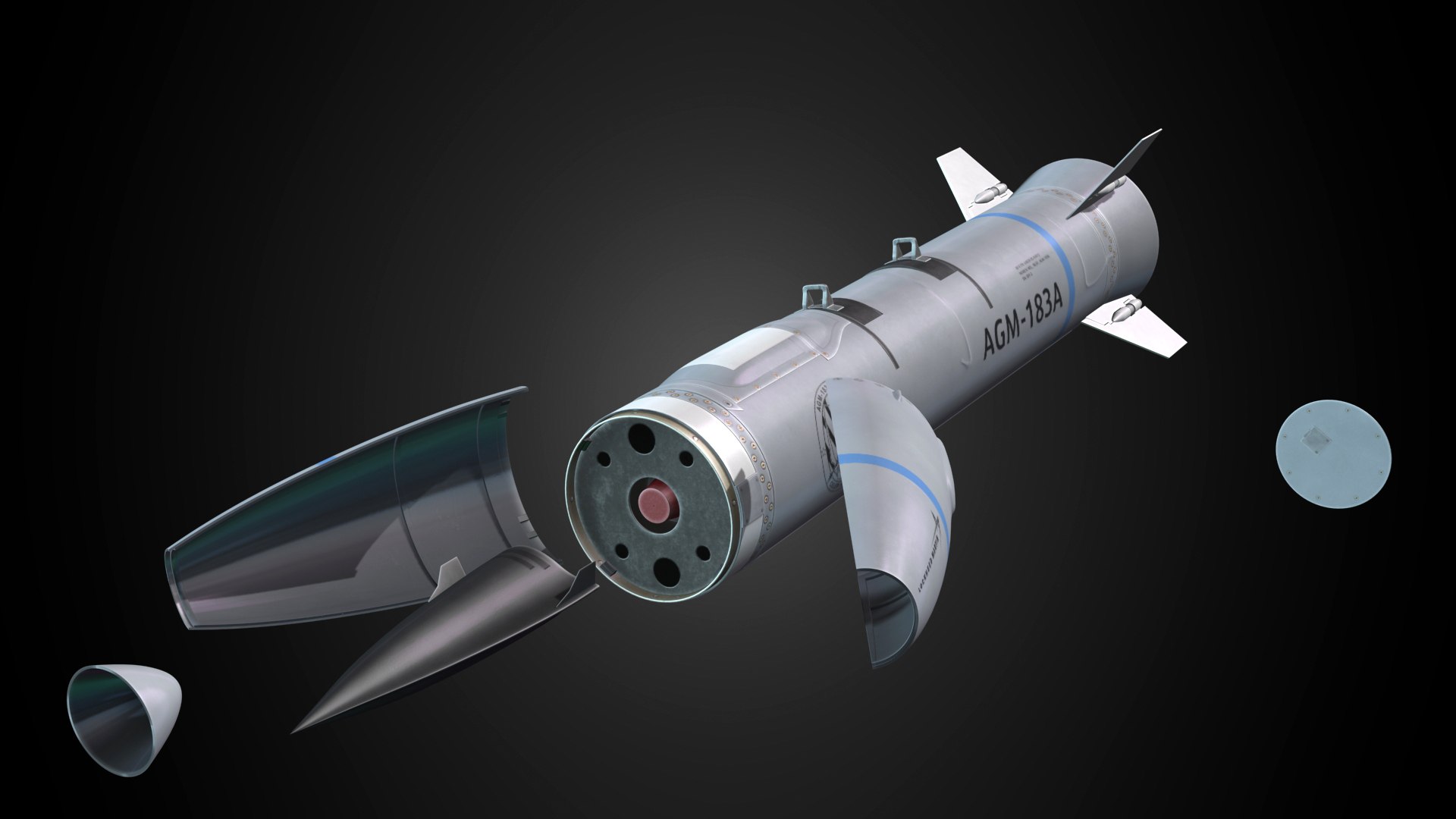 3D AGM-183 ARRW Missile - TurboSquid 2317317