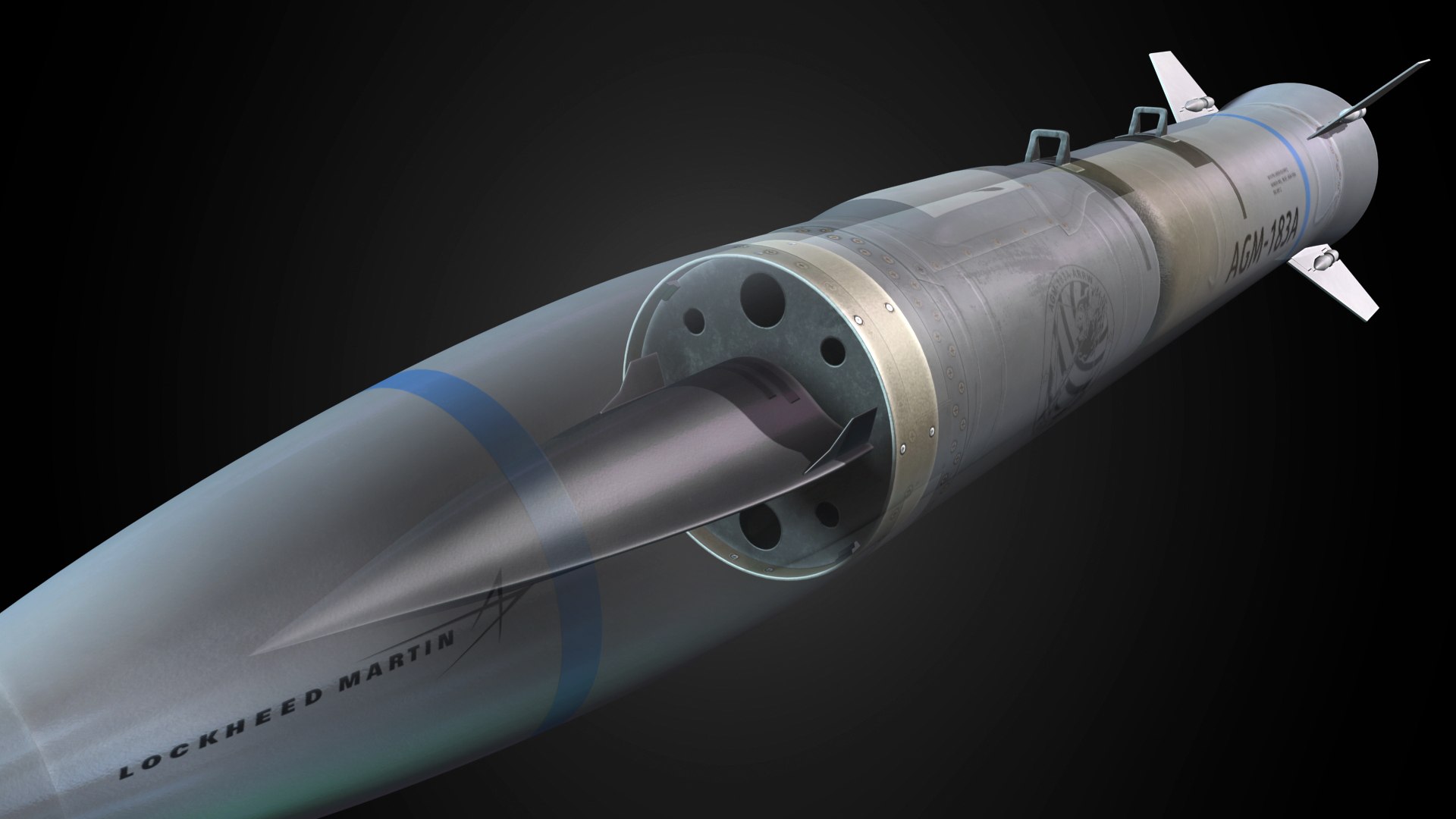 3D AGM-183 ARRW Missile - TurboSquid 2317317