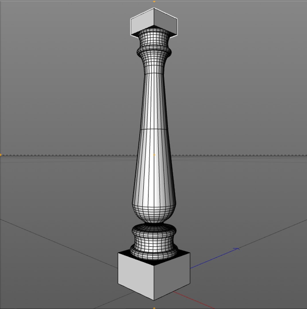 Baluster Roman 3ds