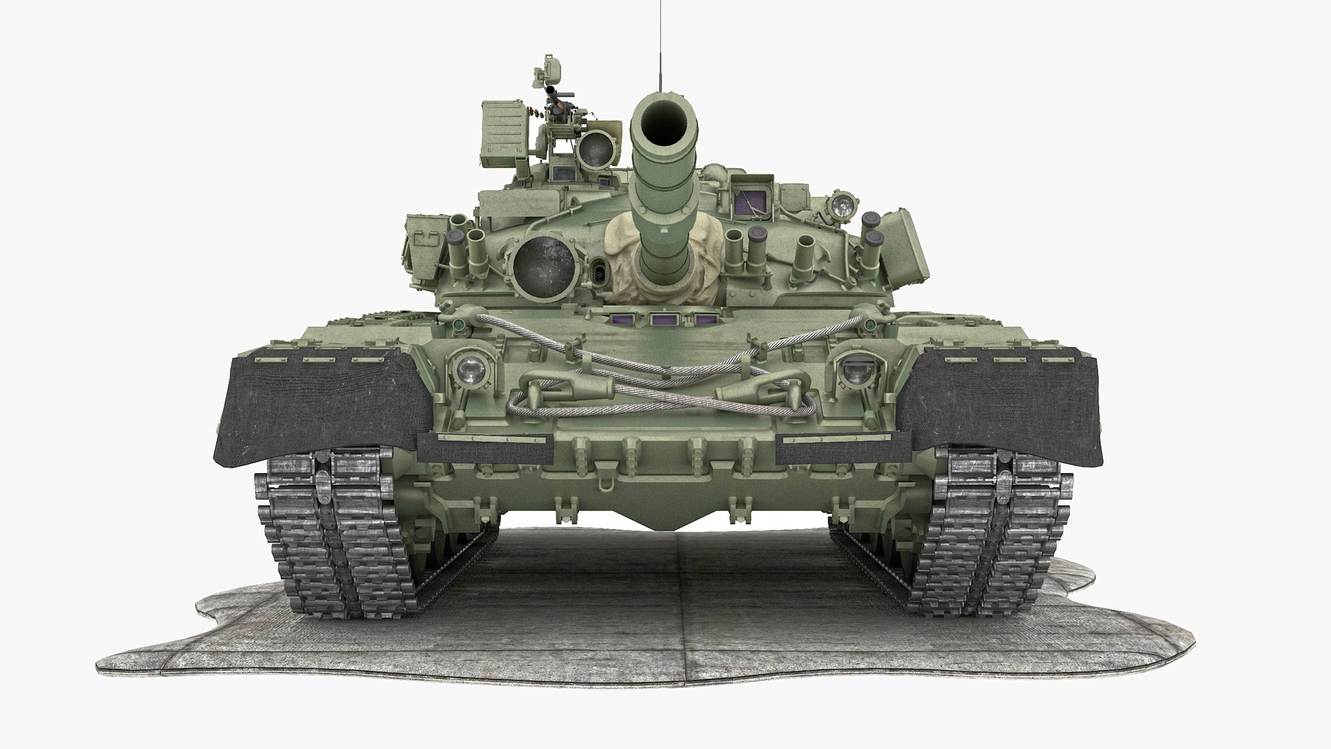 3D T-80B Main Battle Tank Model - TurboSquid 2267083