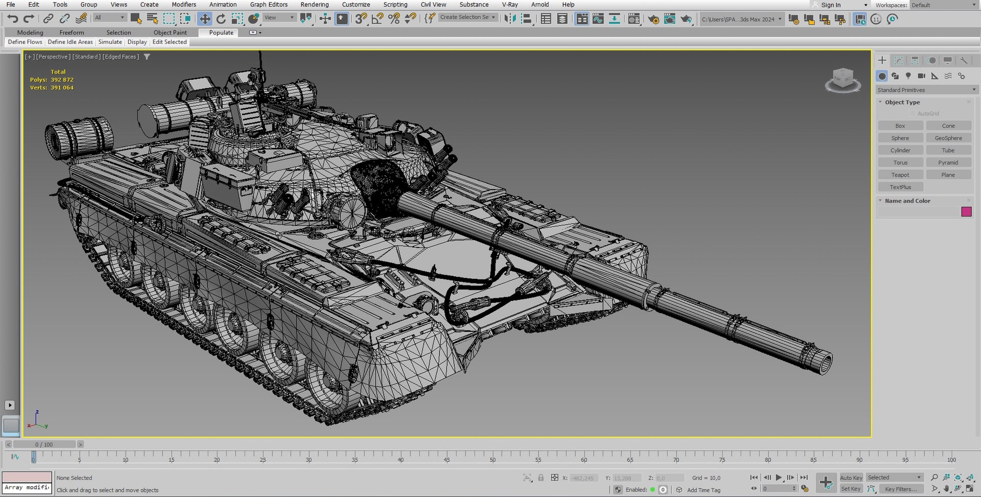 3D T-80B Main Battle Tank Model - TurboSquid 2267083