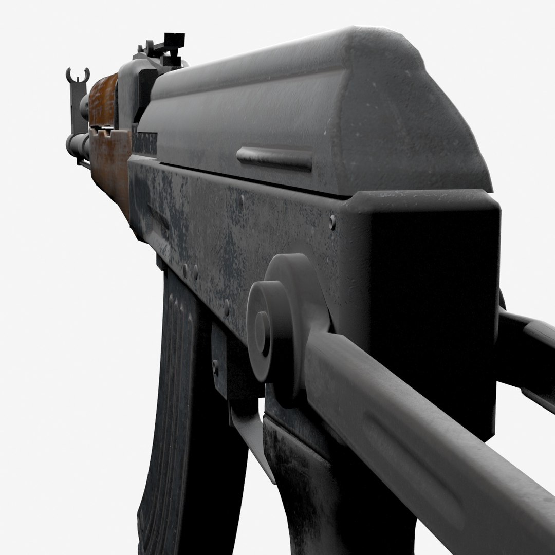 Akms Ak47 Modification 3d Model