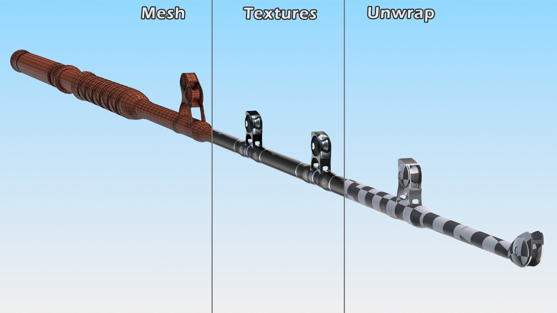 Fishing Rod 3D Model - TurboSquid 1871147