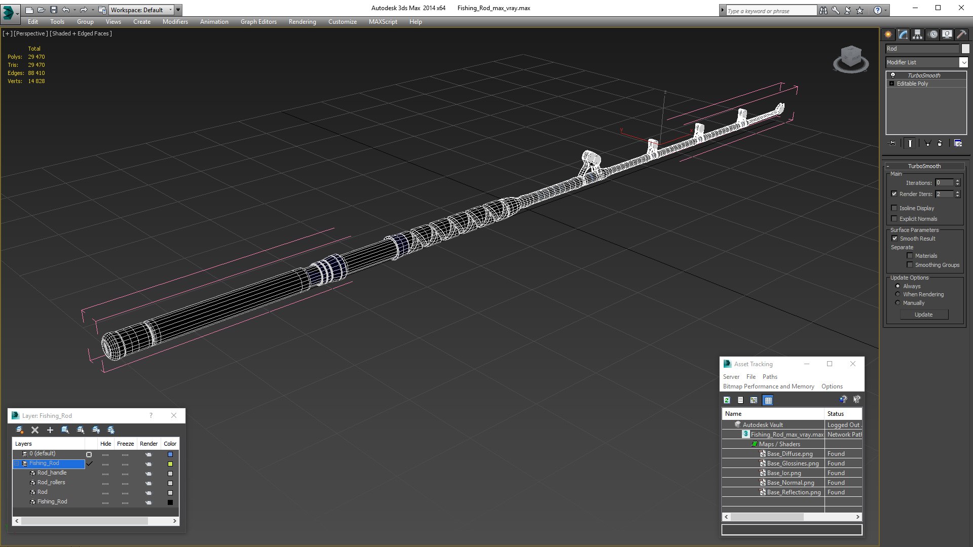 Fishing Rod 3D Model - TurboSquid 1871147