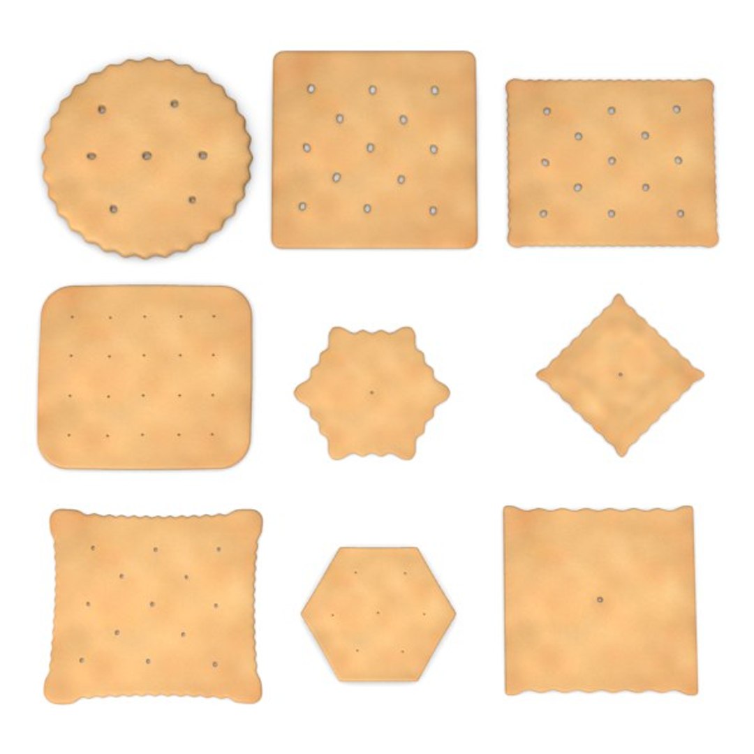 3d Crackers Model