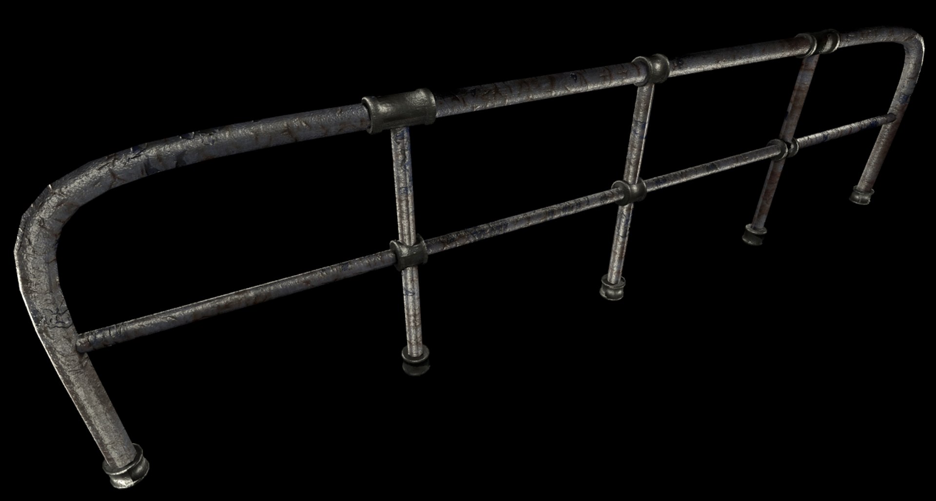 3d Worn Handrail 3