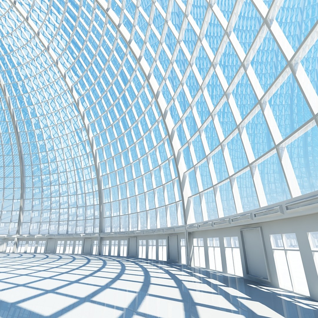 3d Large Architectural Interior Model