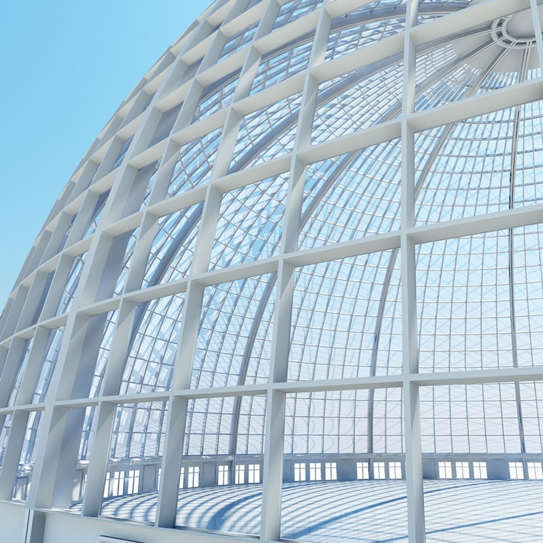 3d Large Architectural Interior Model