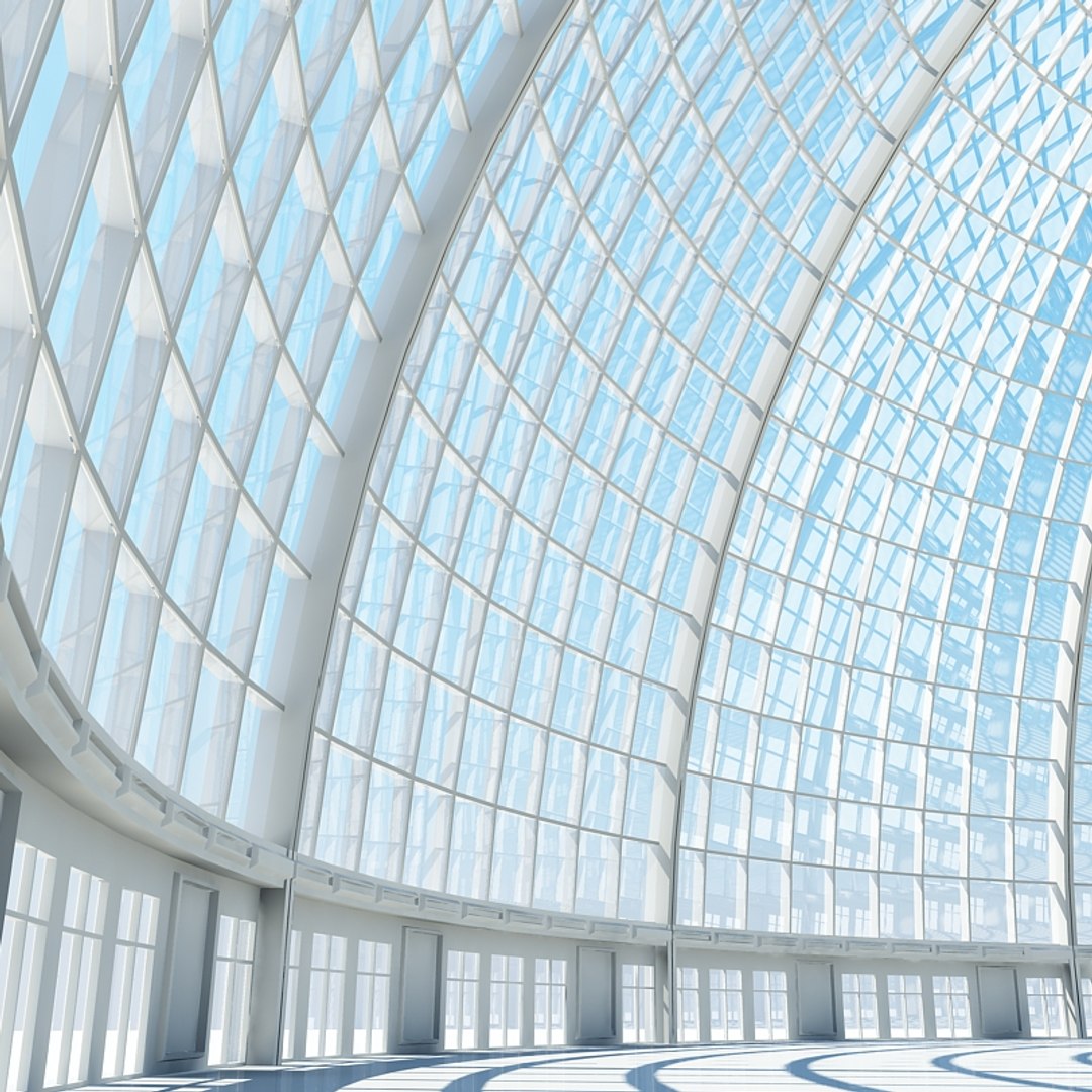 3d Large Architectural Interior Model