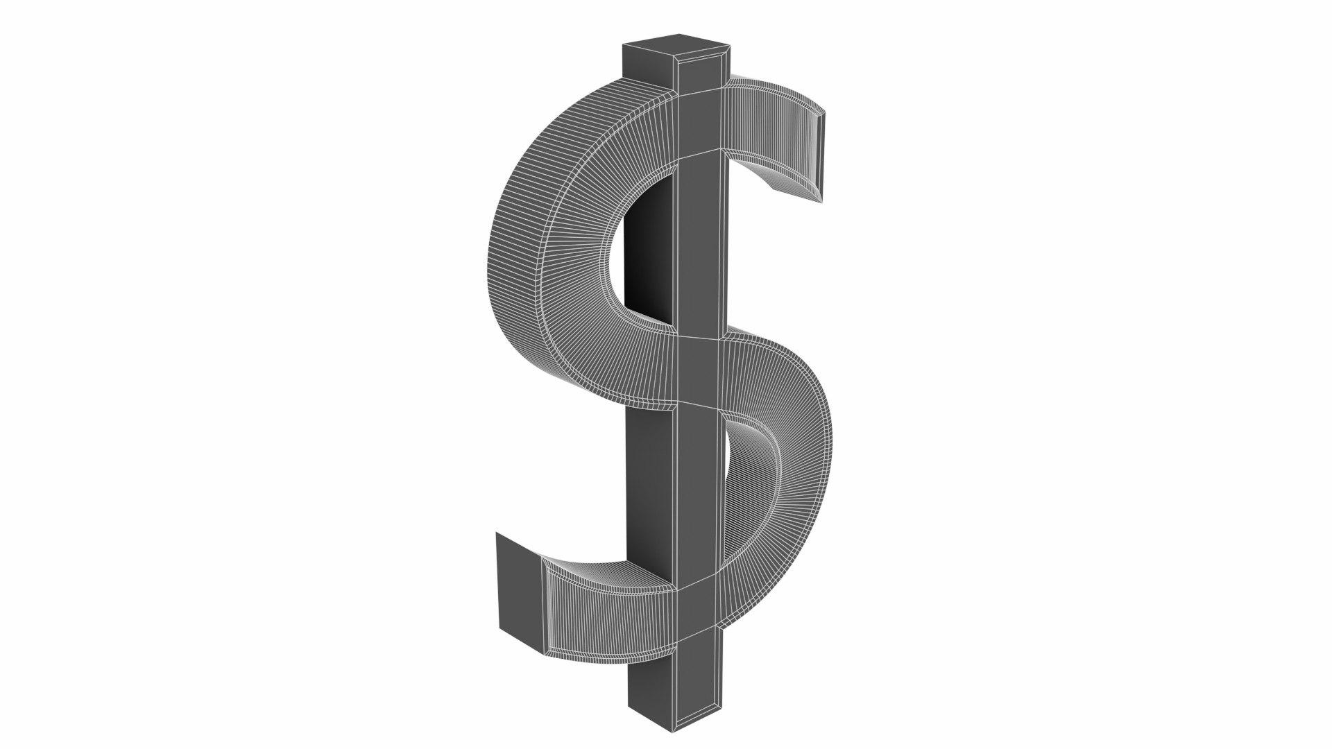 Dollar Currency Sign Model - TurboSquid 1716846