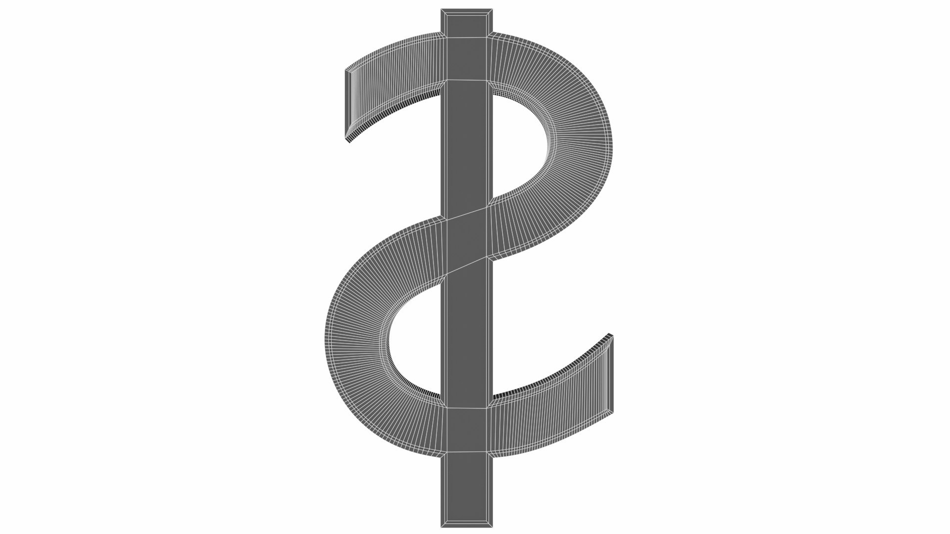 Dollar Currency Sign Model - TurboSquid 1716846