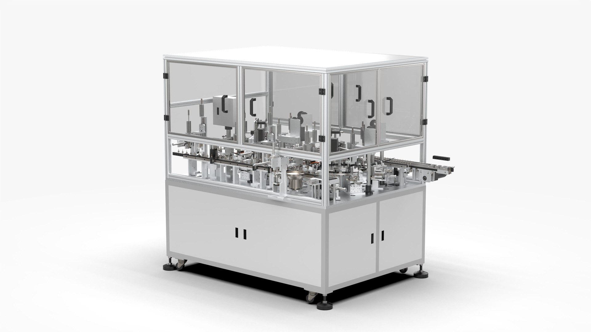 3D Automatic Pressure Sensitive Ring Machine - TurboSquid 2040824