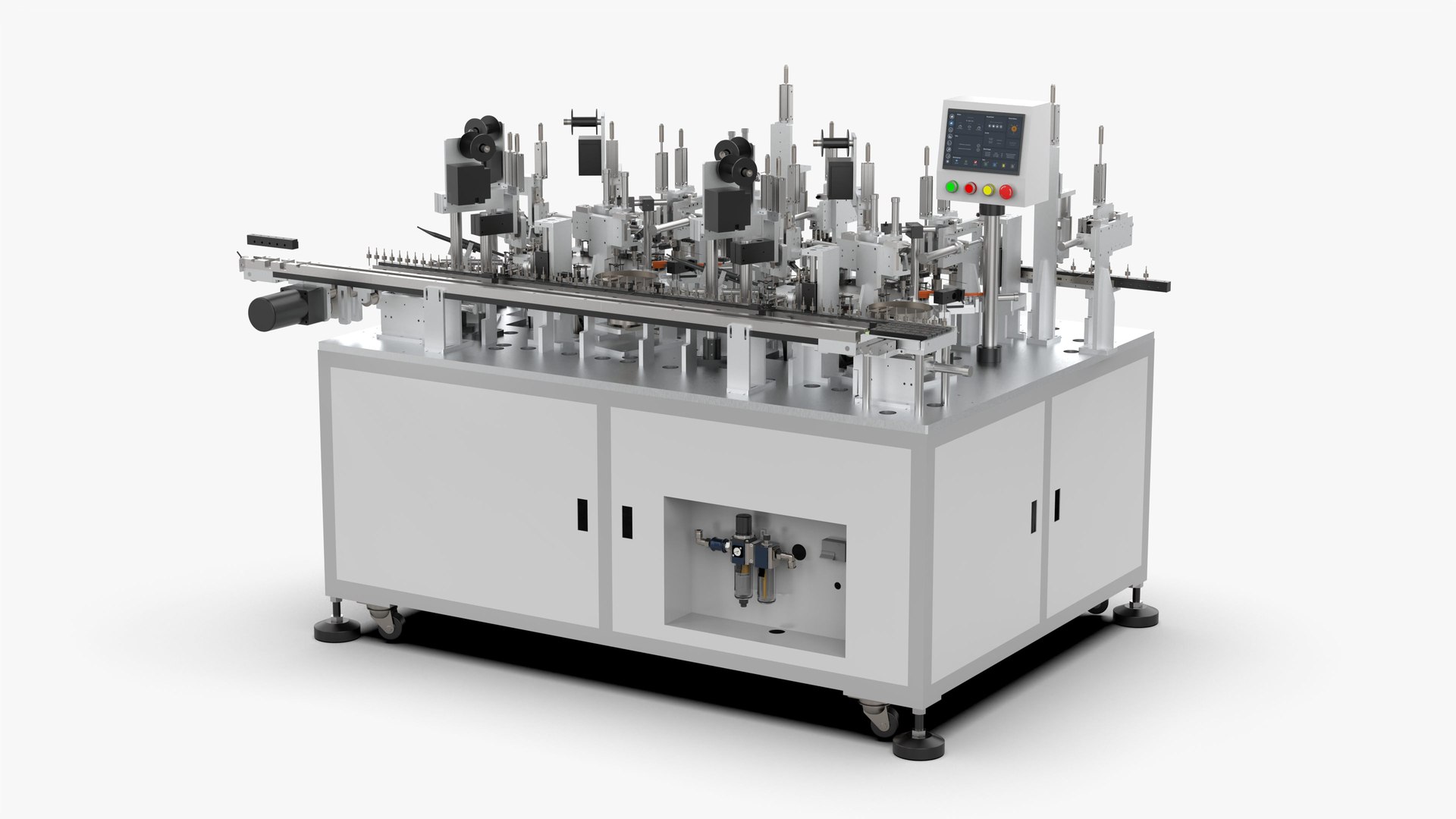3D Automatic Pressure Sensitive Ring Machine - TurboSquid 2040824