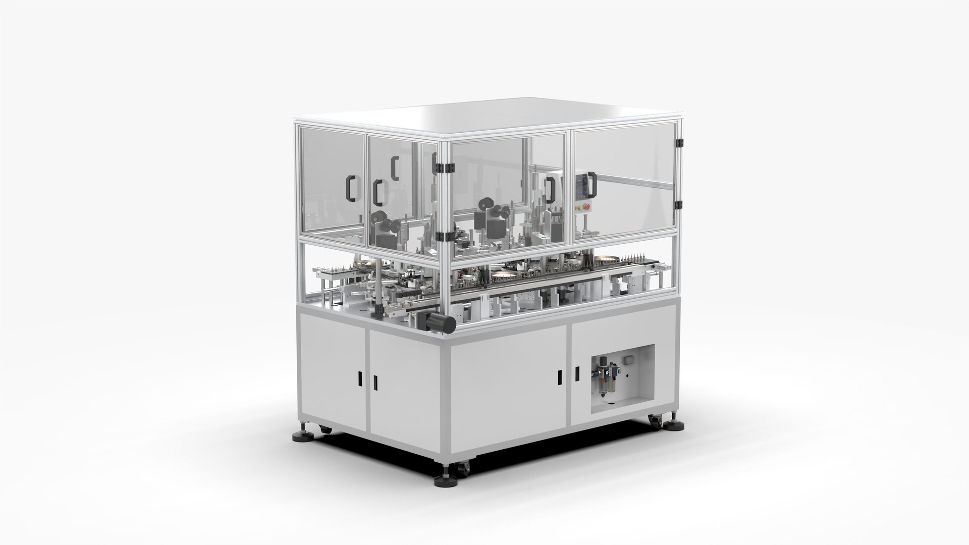 3D Automatic Pressure Sensitive Ring Machine - TurboSquid 2040824